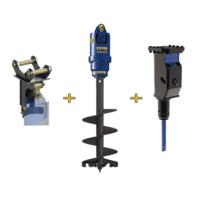 Auger Torque X2500 Auger Drill + Breaker Package (1.5-2t Excavators ...