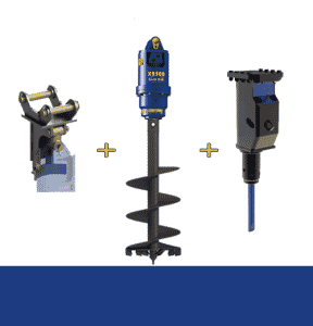 Auger Torque X2500 Auger Drill + Breaker Package (1.5-2t Excavators ...