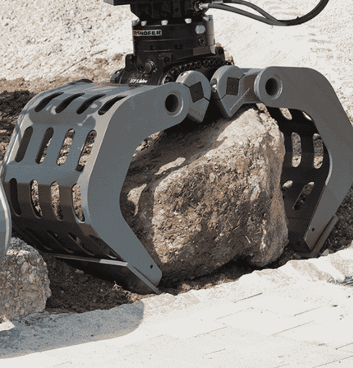 Kinshofer HPX Rotating Selector Grabs | The Attachment Company