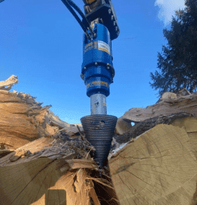 Auger Torque 5500MAX Log Splitter Package c/w Locking Cradle Hitch and ...